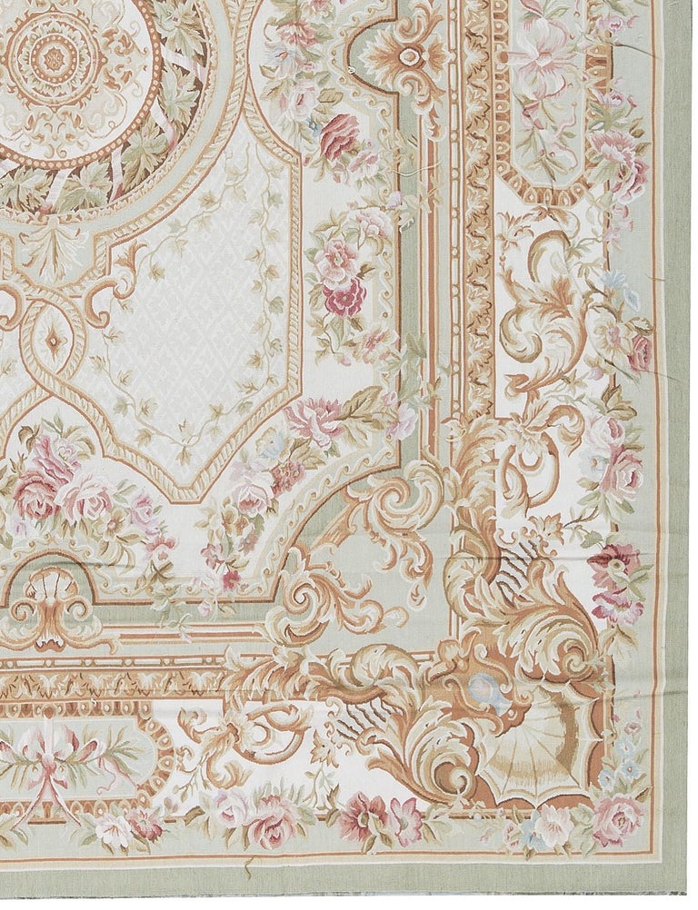 17th Century Traditional French Aubusson Style Flat Weave Rug For Sale ...