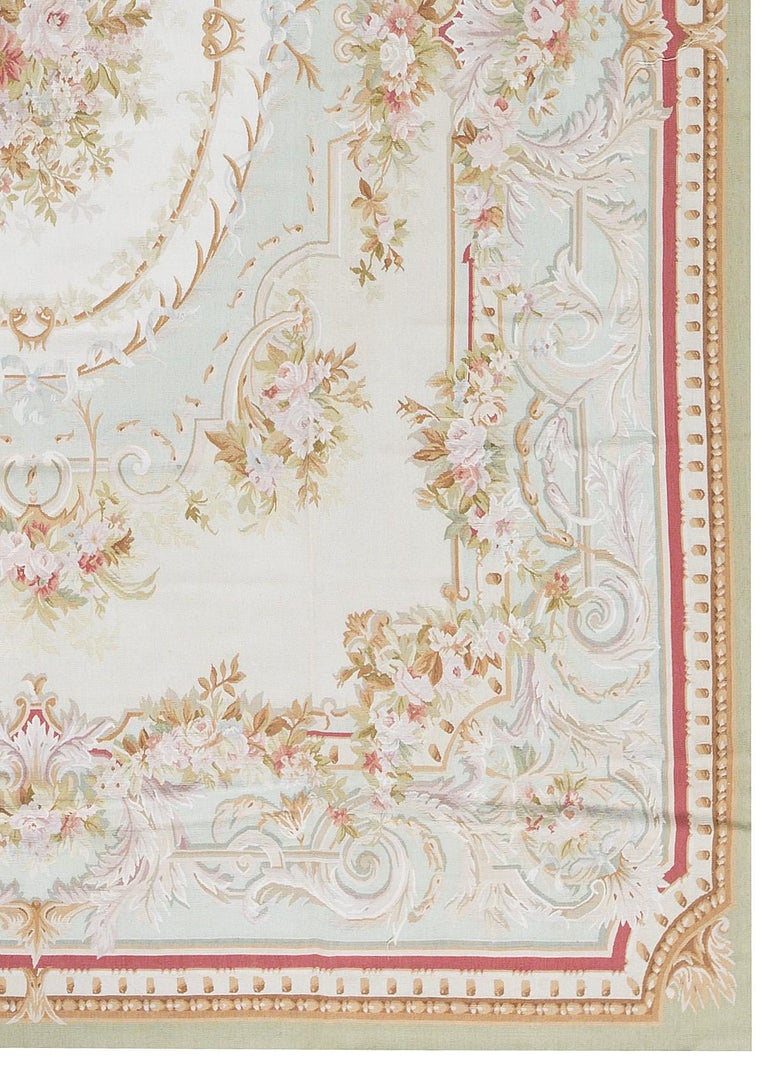 17th Century Traditional French Aubusson Style Flat-Weave Rug For Sale ...