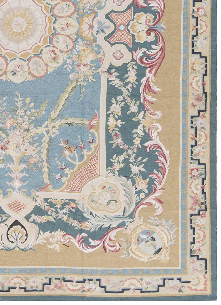 17th Century Traditional French Aubusson Style Flat-Weave Rug For Sale ...