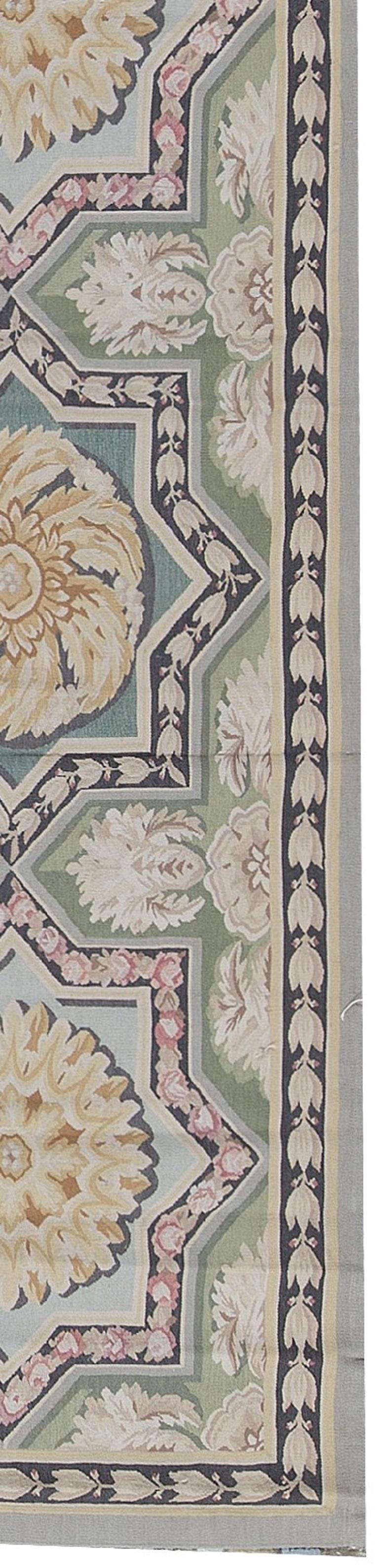 17th Century Traditional French Aubusson Style Flat-Weave Rug For Sale ...