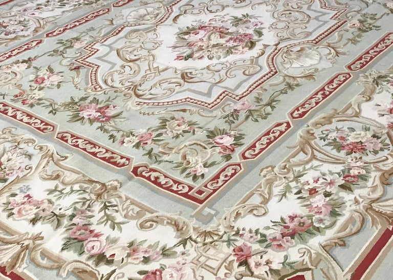 17th Century Traditional French Aubusson Style Flat-Weave Rug For Sale ...
