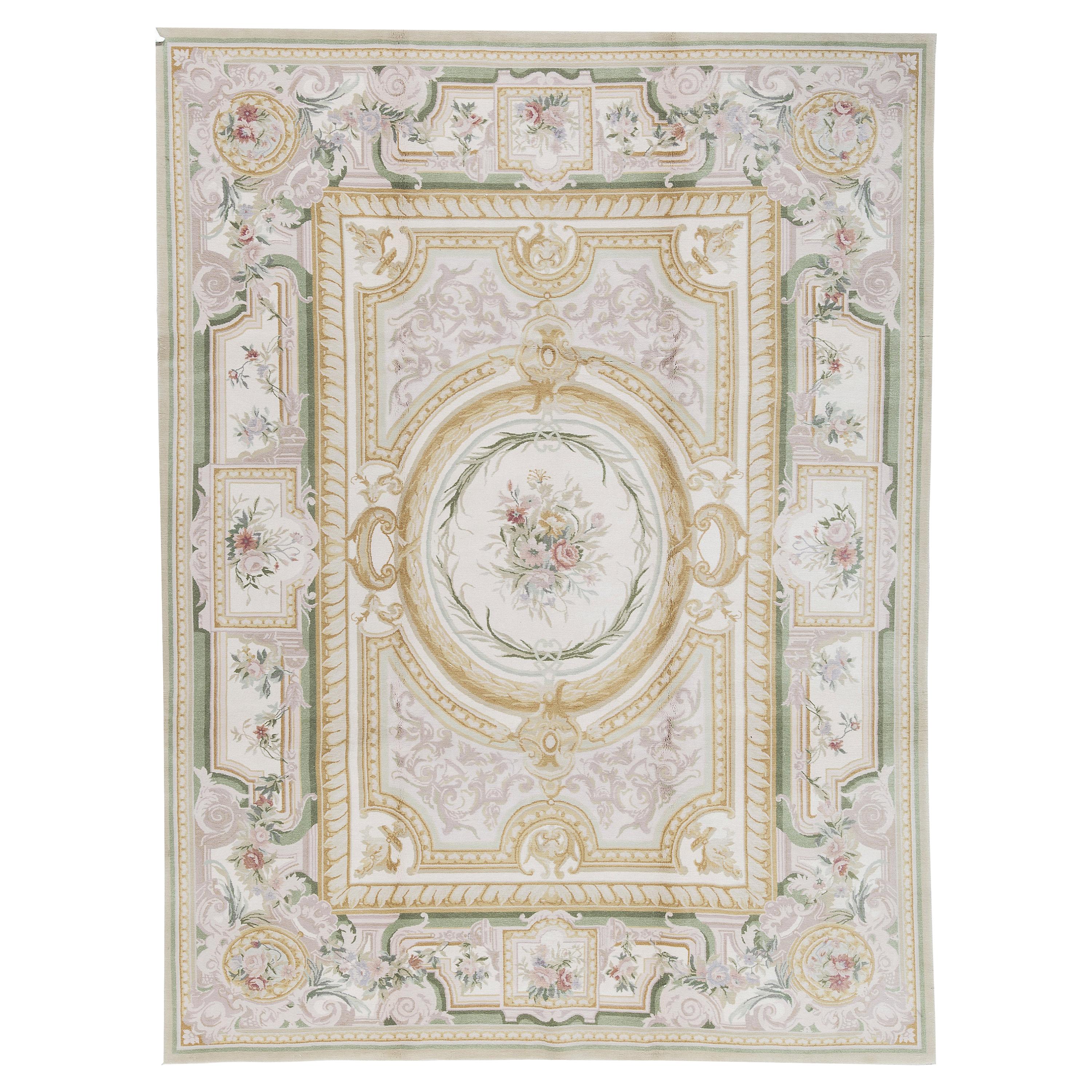 17th Century Traditional French Aubusson Style Flat-Weave Rug For Sale ...
