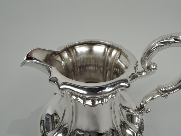 Traditional German Sterling Silver Water Pitcher For Sale at 1stDibs