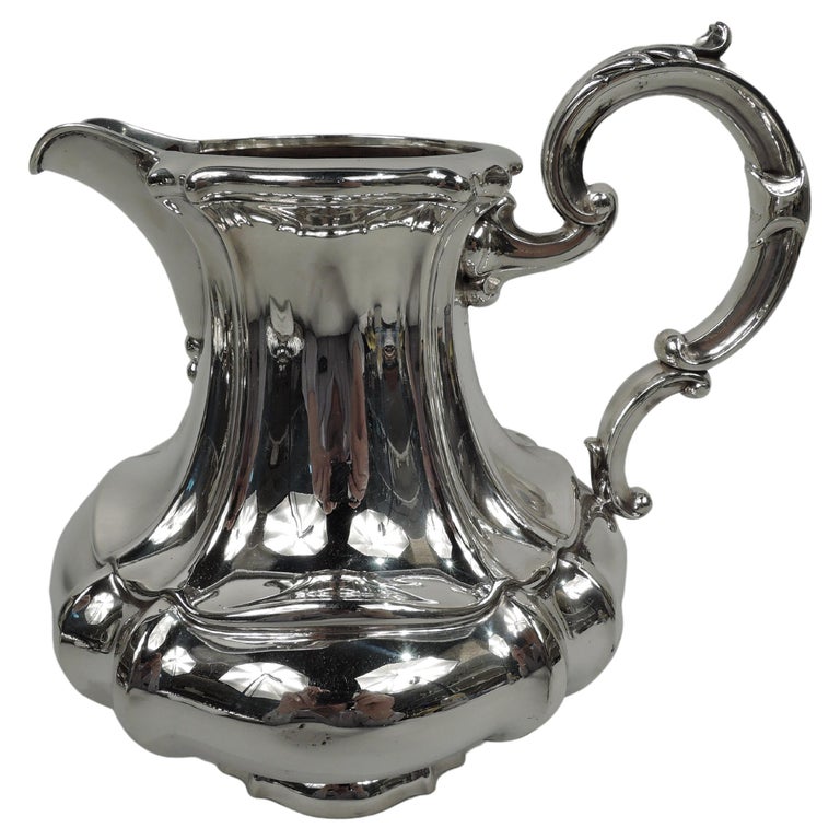 Traditional German Sterling Silver Water Pitcher For Sale at 1stDibs
