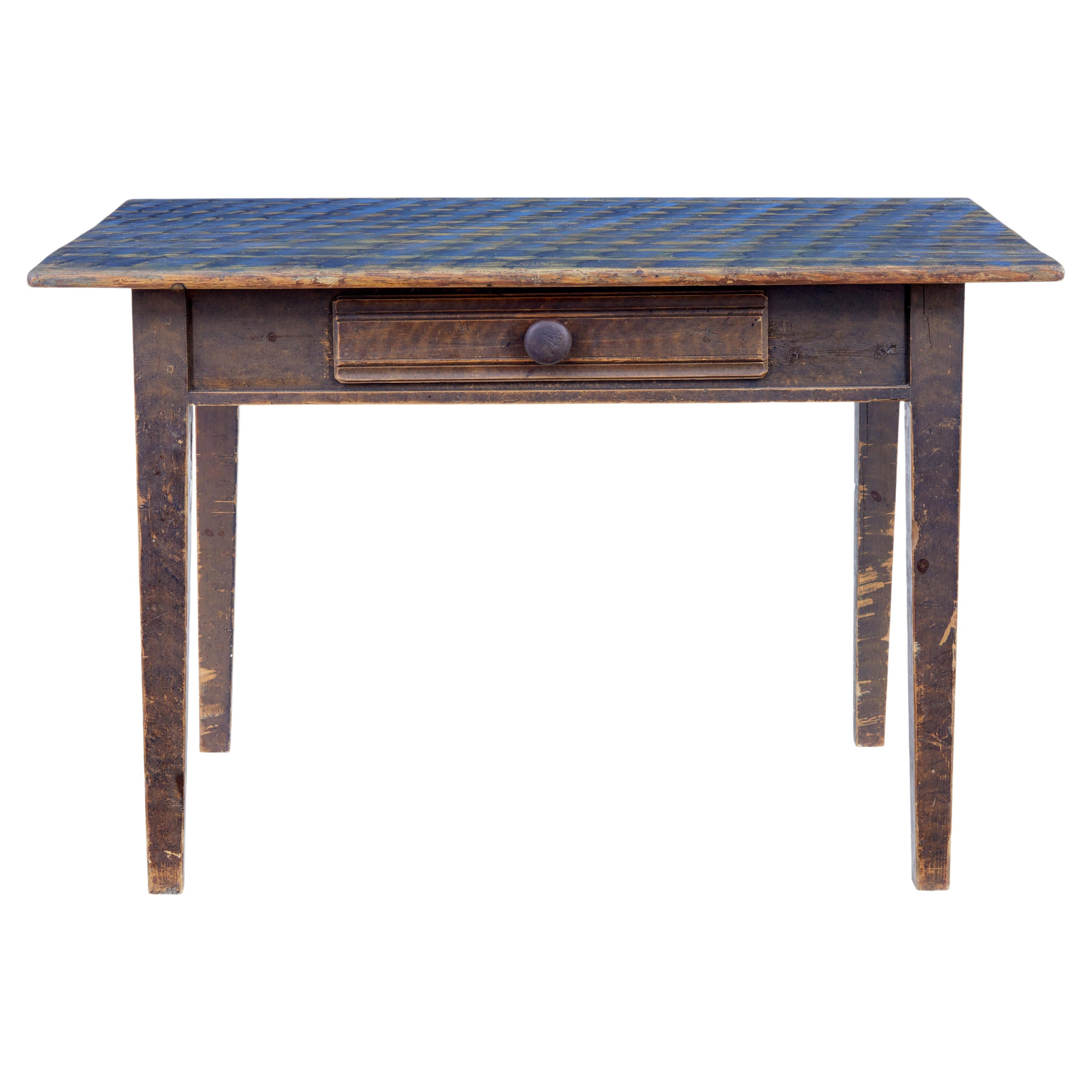 19th Century Scandinavian Painted Side Table at 1stDibs