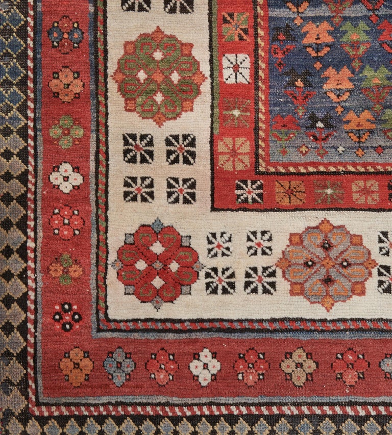 Traditional Handwoven Caucasian Talysh Rug For Sale at 1stDibs