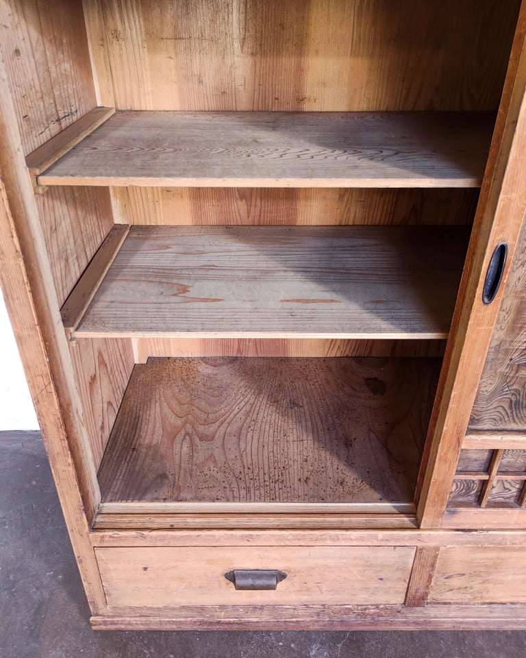Traditional Japanese Getabako Tansu Cedar Chest, Early 20th Century at ...