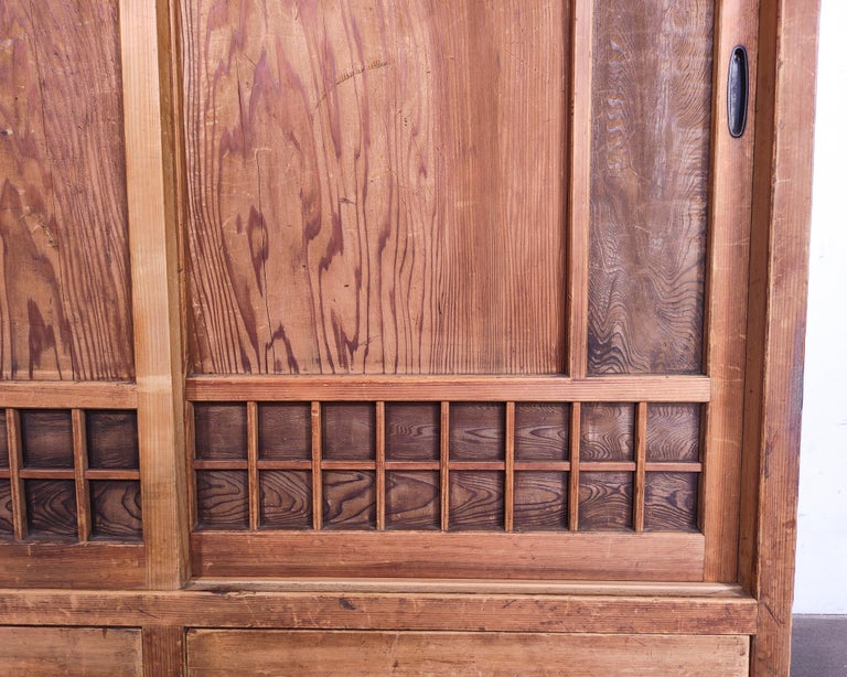 Traditional Japanese Getabako Tansu Cedar Chest, Early 20th Century at ...