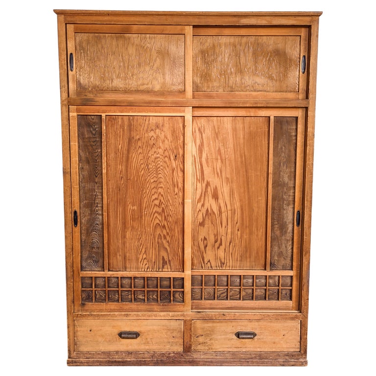 Traditional Japanese Getabako Tansu Cedar Chest, Early 20th Century at ...