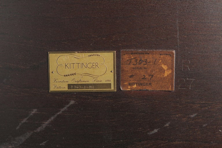Traditional Kittinger Furniture Craftsmen Mahogany Drop-Leaf Butler ...