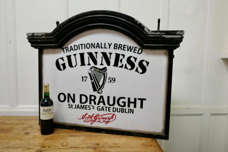 Traditional Large Guiness Hanging Pub Light from the 1950s For Sale at ...