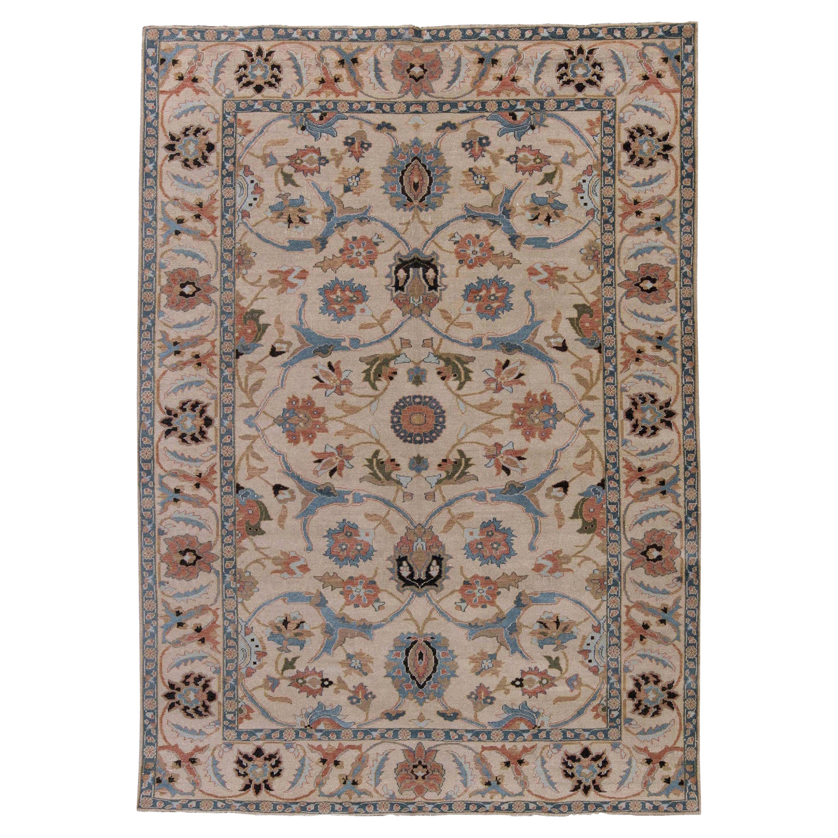 Contemporary Traditional Oriental Inspired Handmade Rug by Doris Leslie ...
