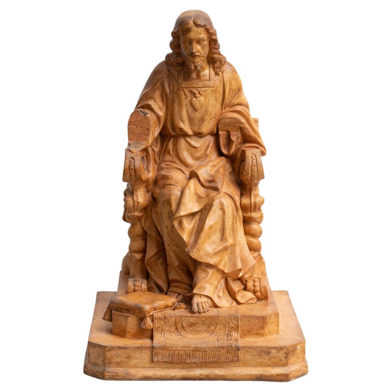 Traditional Religious Jesus Christ Sculpture For Sale at 1stDibs