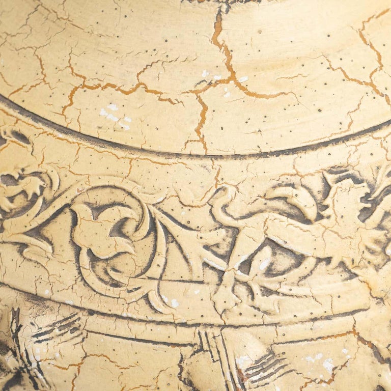 Traditional Rustic Large Ceramic Vase, circa 1940 For Sale at 1stDibs