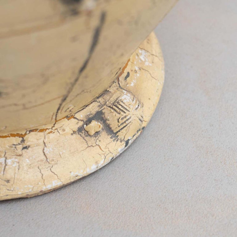 Traditional Rustic Large Ceramic Vase, circa 1940 For Sale at 1stDibs
