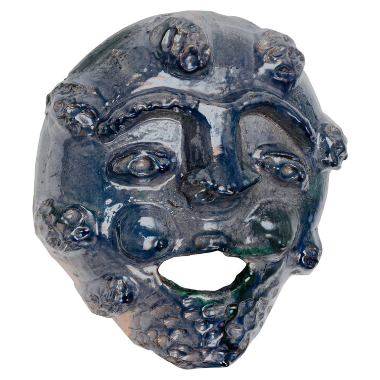 Traditional, Seminara Ceramic Mask For Sale at 1stDibs