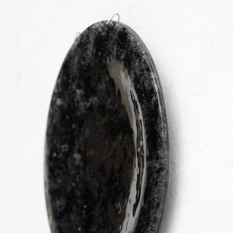 Traditional Spanish Decorative Glass Plate, circa 1960 For Sale at 1stDibs