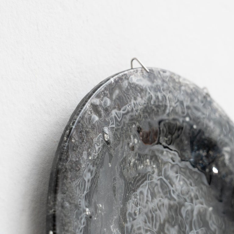 Traditional Spanish Decorative Glass Plate, circa 1960 For Sale at 1stDibs