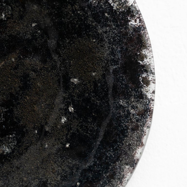 Traditional Spanish Decorative Glass Plate, circa 1960 For Sale at 1stDibs
