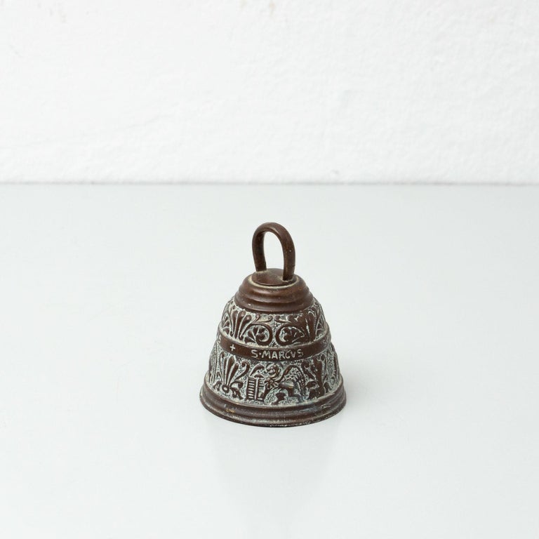 Traditional Spanish Rustic Bronze Bell, circa 1880 at 1stDibs