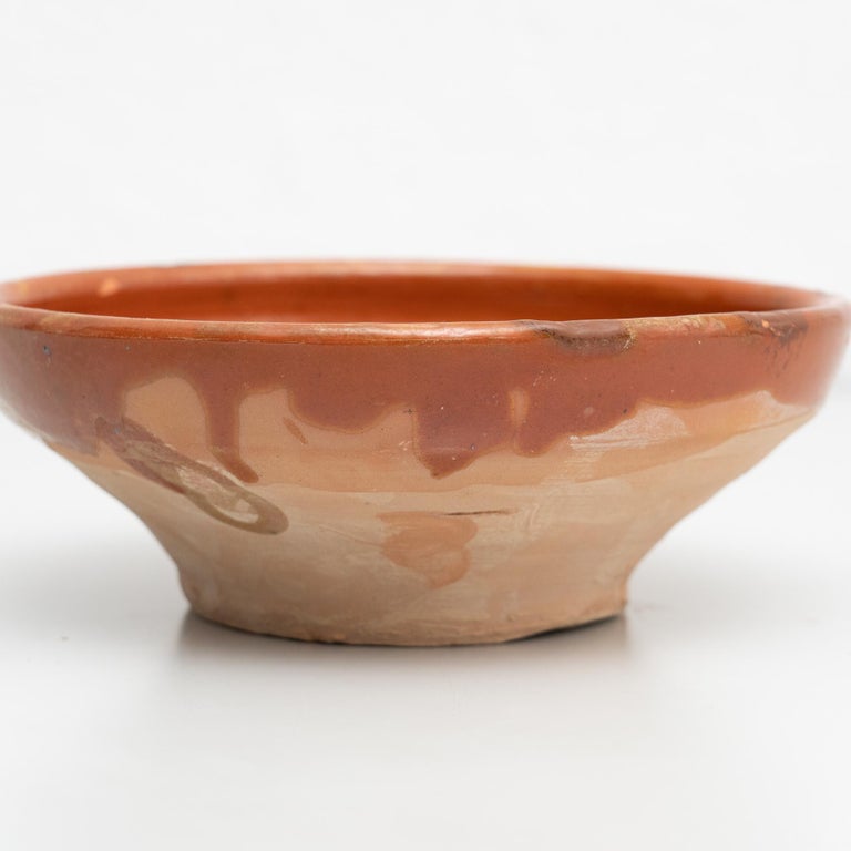 Traditional Spanish Rustic Ceramic Plate, circa 1940 For Sale at 1stDibs