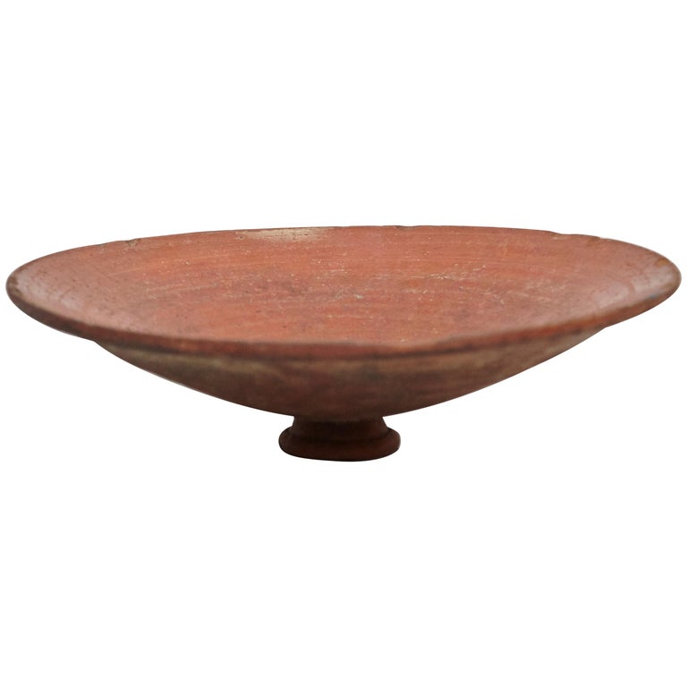 Traditional Spanish Rustic Ceramic Plate For Sale at 1stDibs