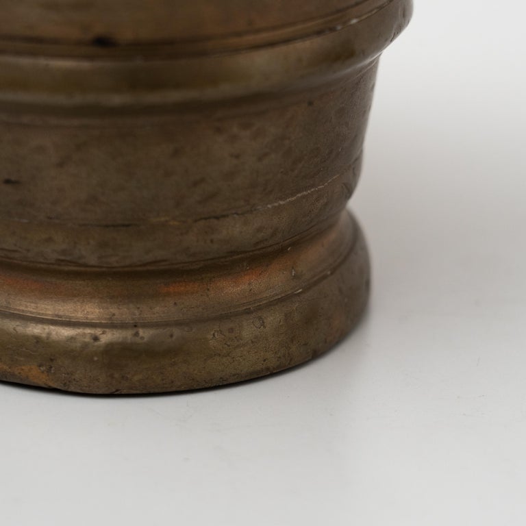 Traditional Spanish Set of Two Vintage Metal Mortar, circa 1950 For ...