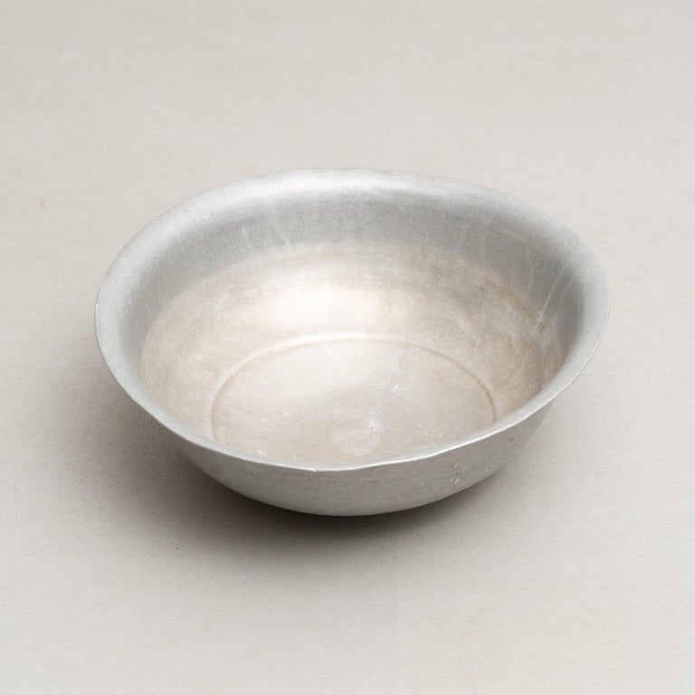 Traditional Spanish Vintage Metal Basin, circa 1970 For Sale at 1stDibs