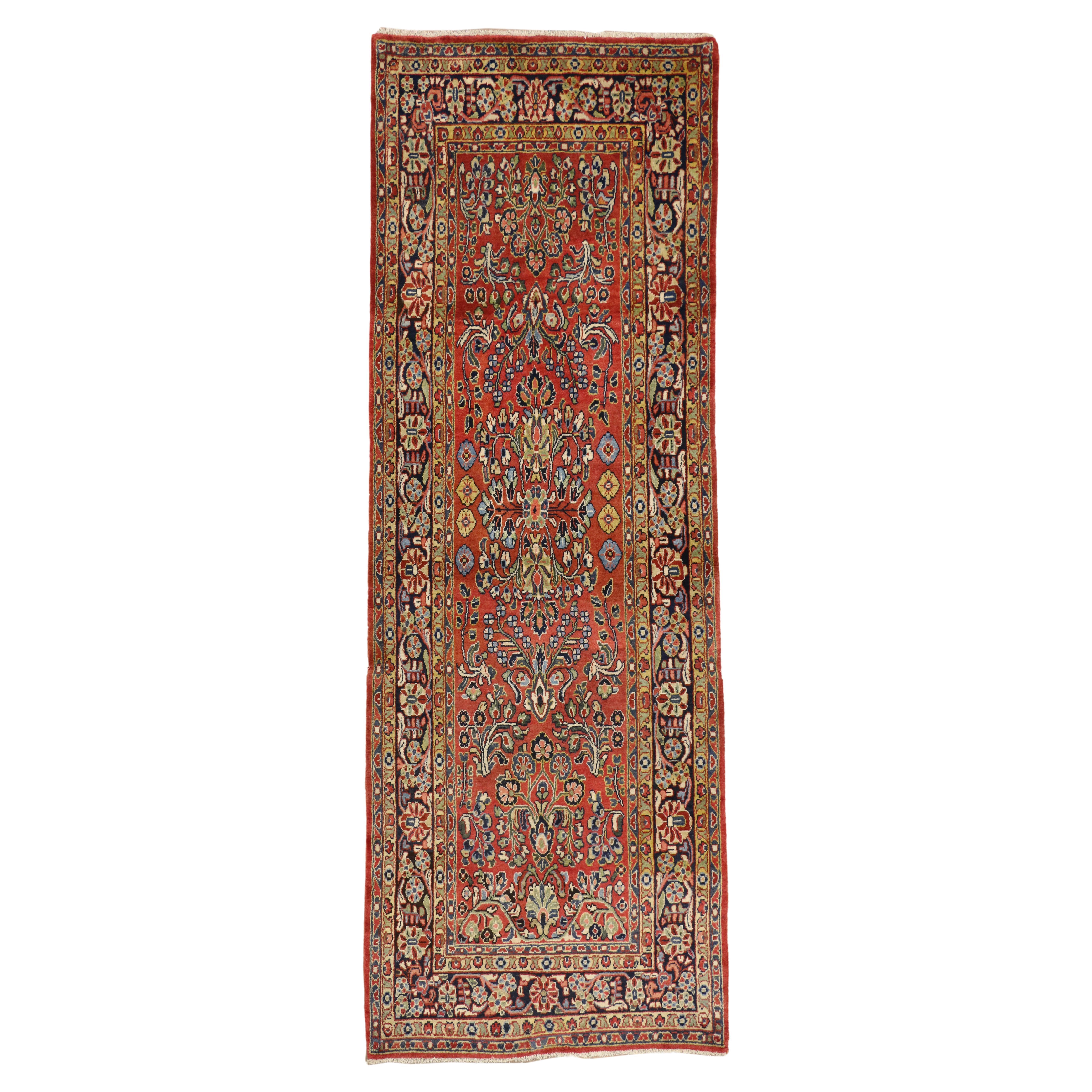 Vintage Persian Mahal Runner, Traditional Style Hallway Runner For Sale ...