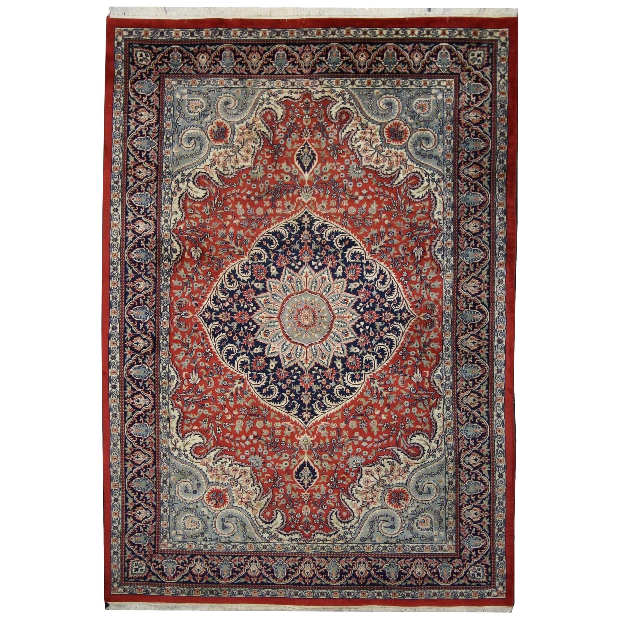 Antique Traditional Indian Area Rug with Persian Design and Luxe ...