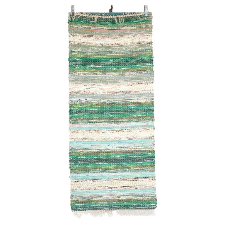 Traditional Swedish Rag Rug For Sale at 1stDibs