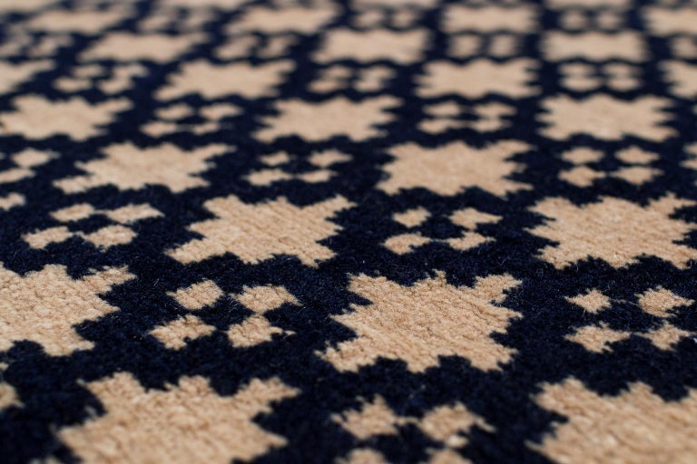 Traditional Tibetan Cross Rug by Carini at 1stDibs