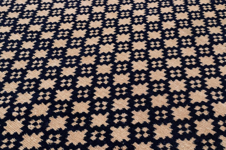 Traditional Tibetan Cross Rug by Carini at 1stDibs