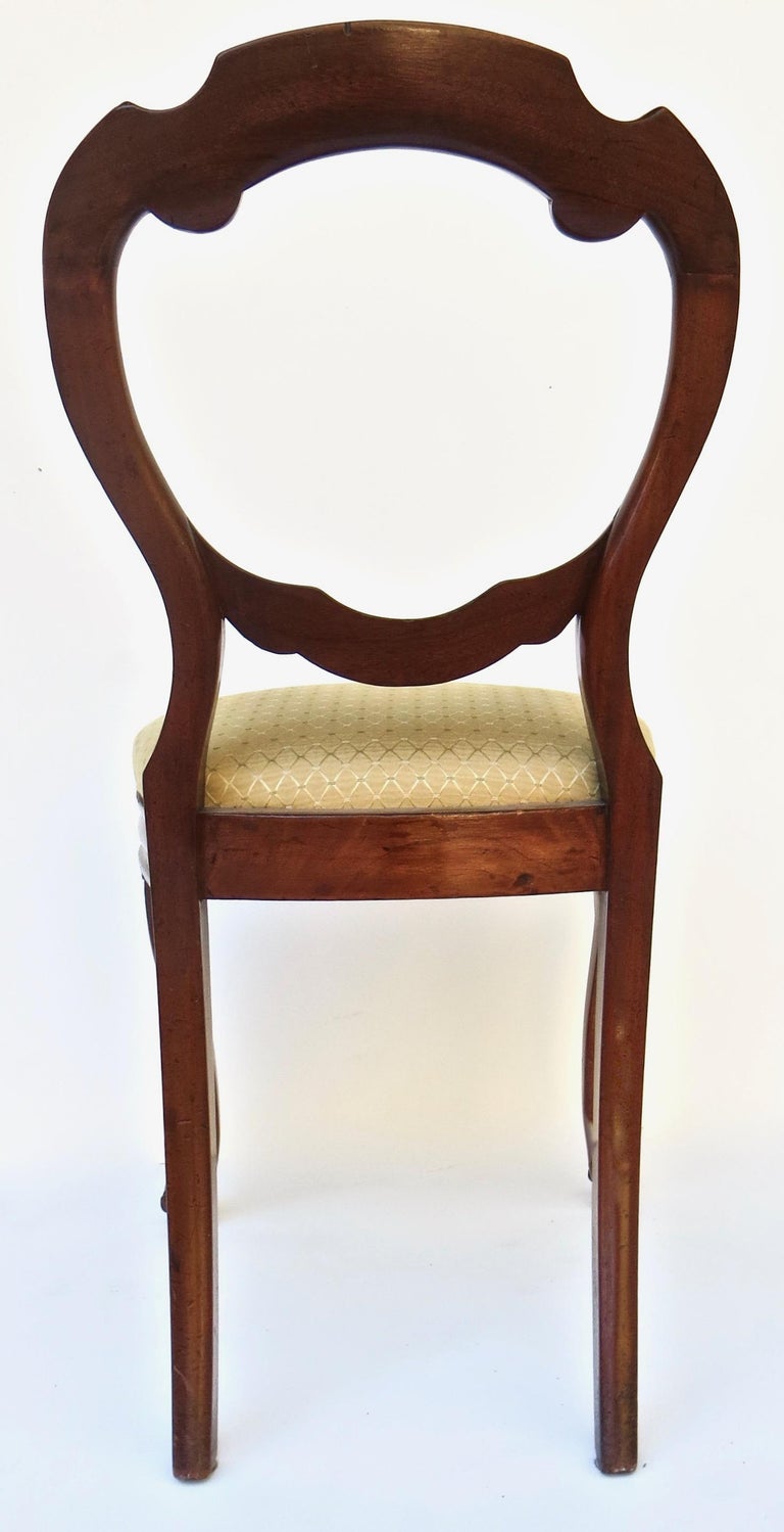 Traditional Victorian Balloon Back Side Chair, English, Circa 1850 For ...