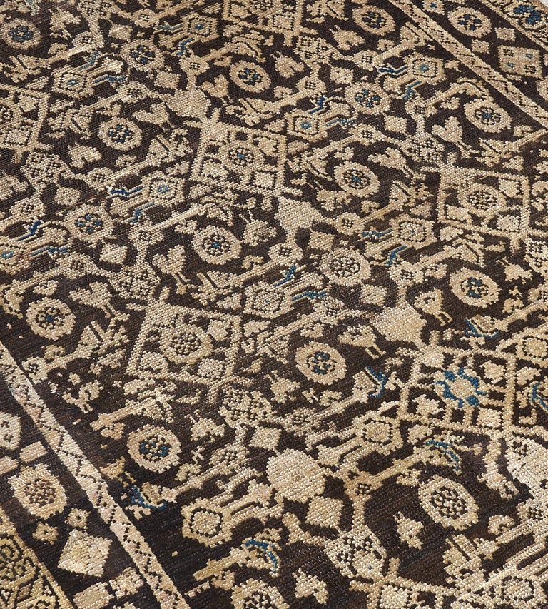Traditional Wool Handwoven Persian Malayer Runner For Sale at 1stDibs