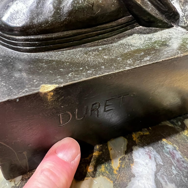 Tragedy Bronze Figure After Francisque Joseph Duret For Sale at 1stDibs