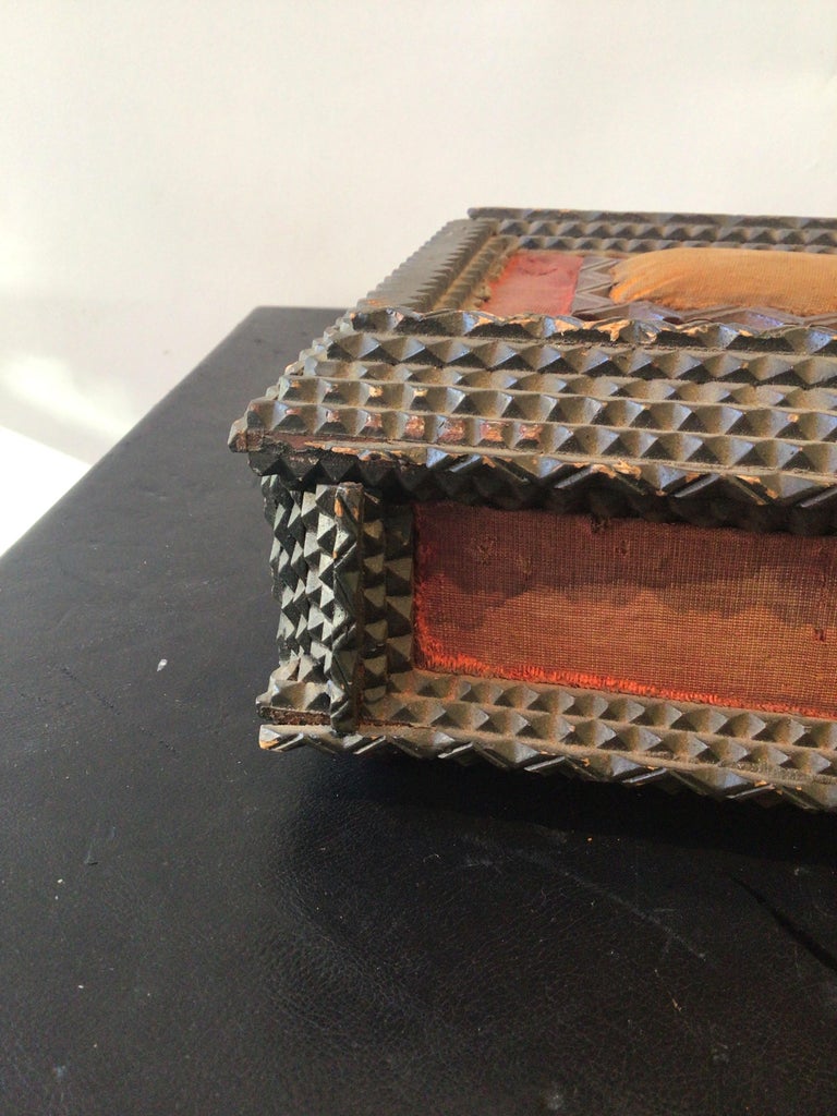 Tramp Art Box For Sale at 1stDibs