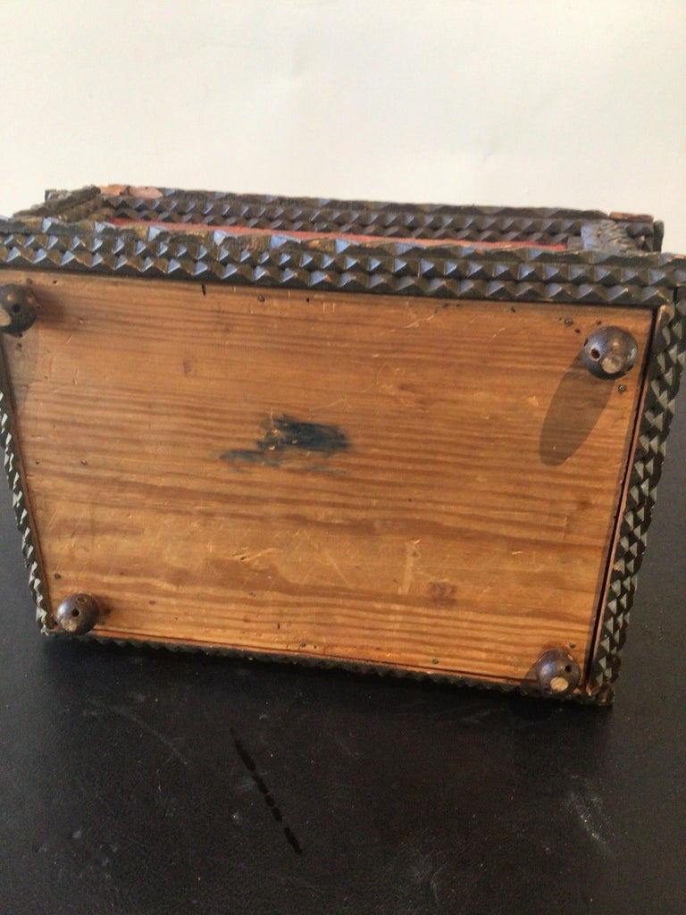 Tramp Art Box For Sale at 1stDibs