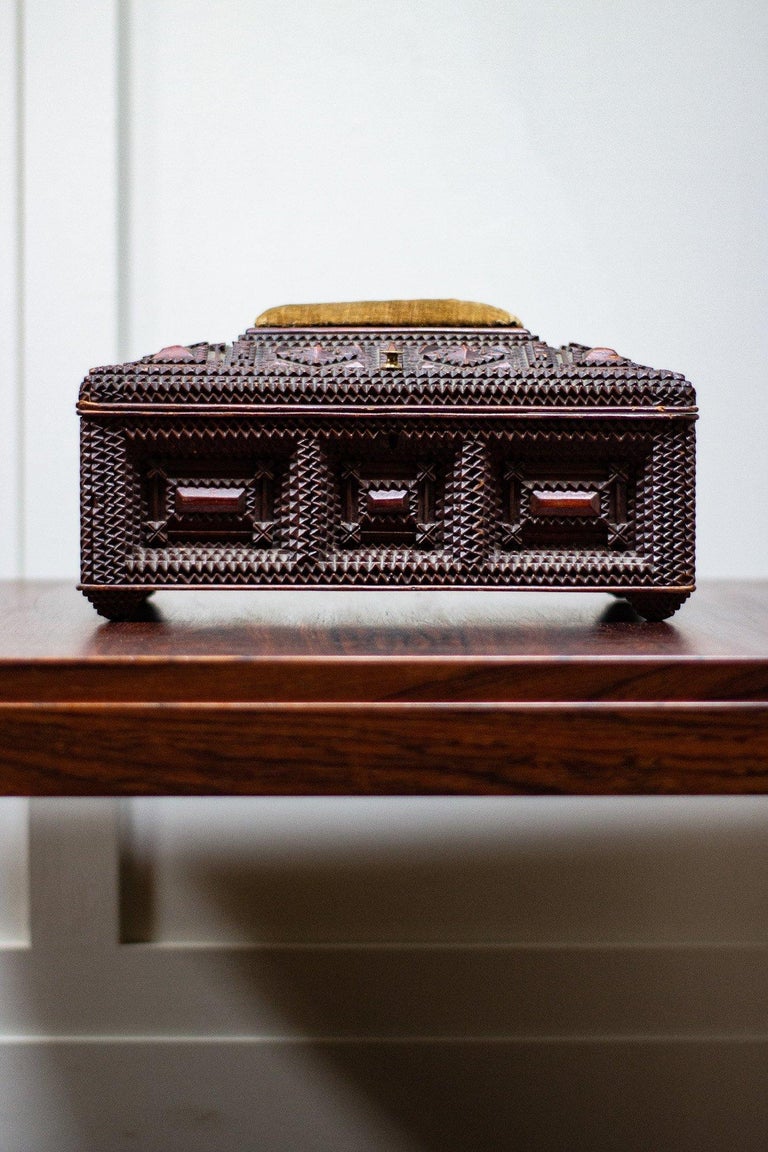 Tramp Art Box at 1stDibs