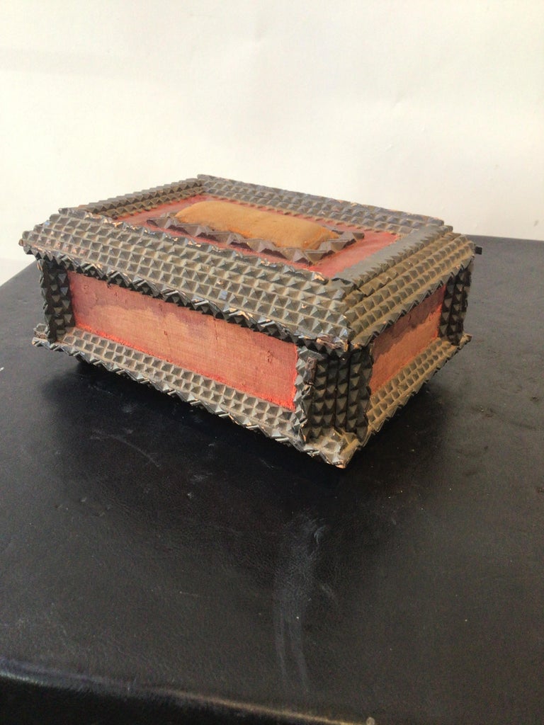 Tramp Art Box For Sale at 1stDibs