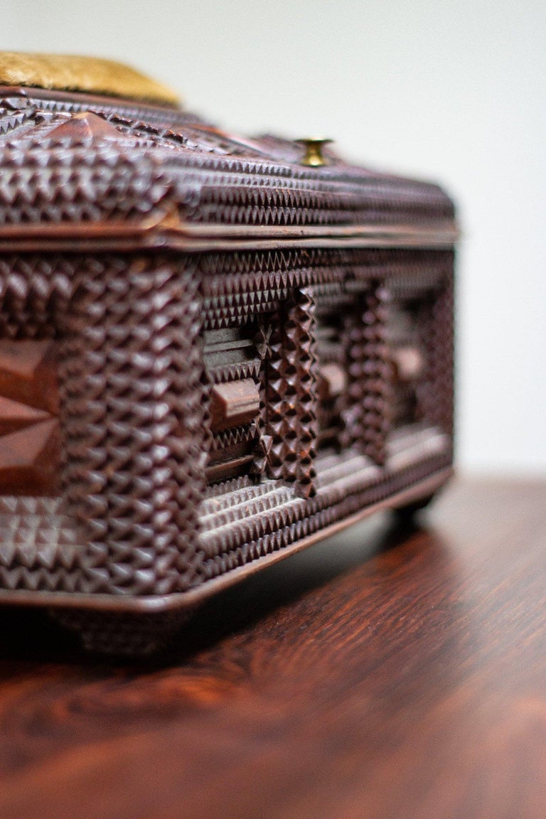 Tramp Art Box at 1stDibs