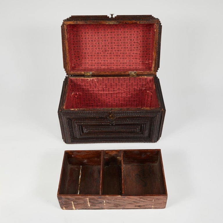Tramp Art Box at 1stDibs