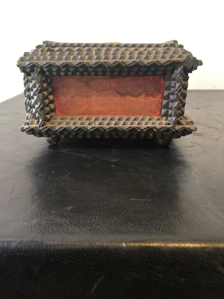 Tramp Art Box For Sale at 1stDibs