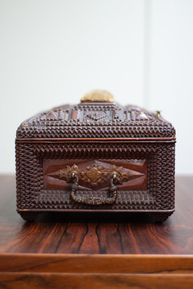 Tramp Art Box at 1stDibs