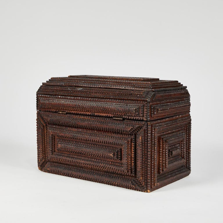 Tramp Art Box at 1stDibs