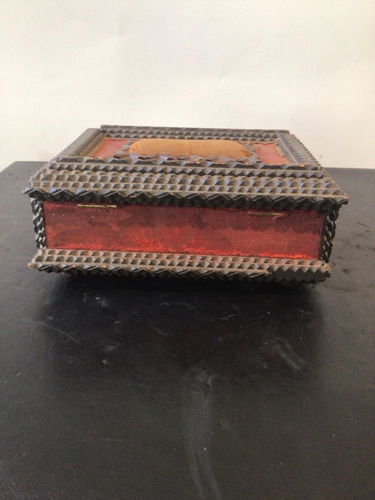 Tramp Art Box For Sale at 1stDibs