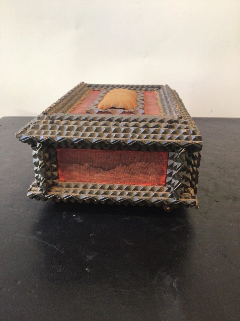 Tramp Art Box For Sale at 1stDibs