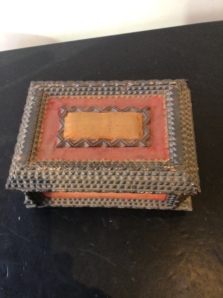 Tramp Art Box For Sale at 1stDibs