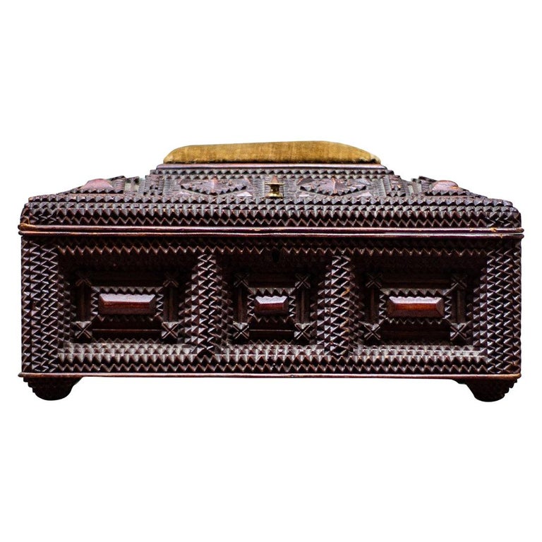 Tramp Art Box at 1stDibs