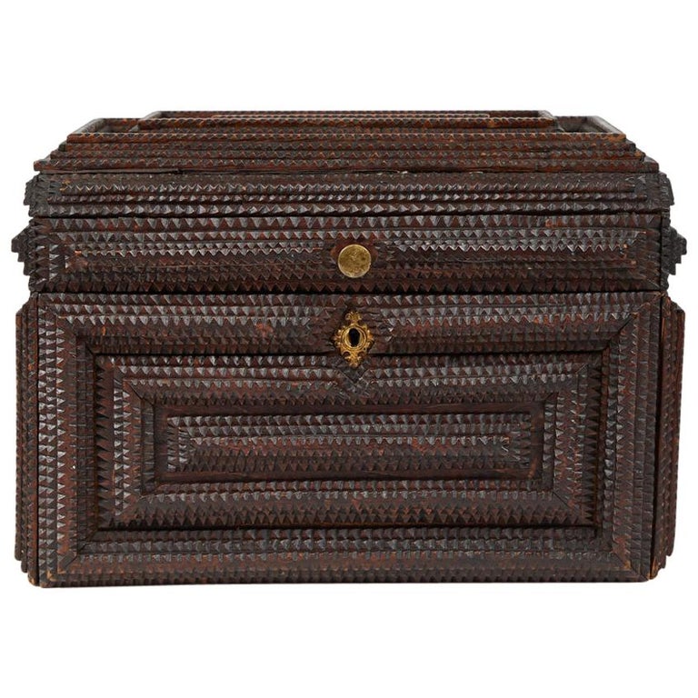 Tramp Art Box at 1stDibs